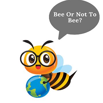 "Funny Bee Or Not To Bee Meme" Sticker for Sale by Nero9o | Redbubble