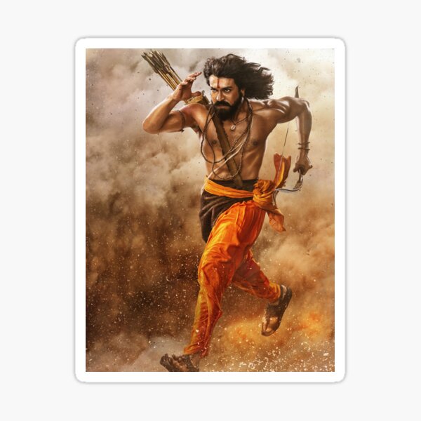 "RRR MOVIE " Sticker for Sale by Shiv466 | Redbubble