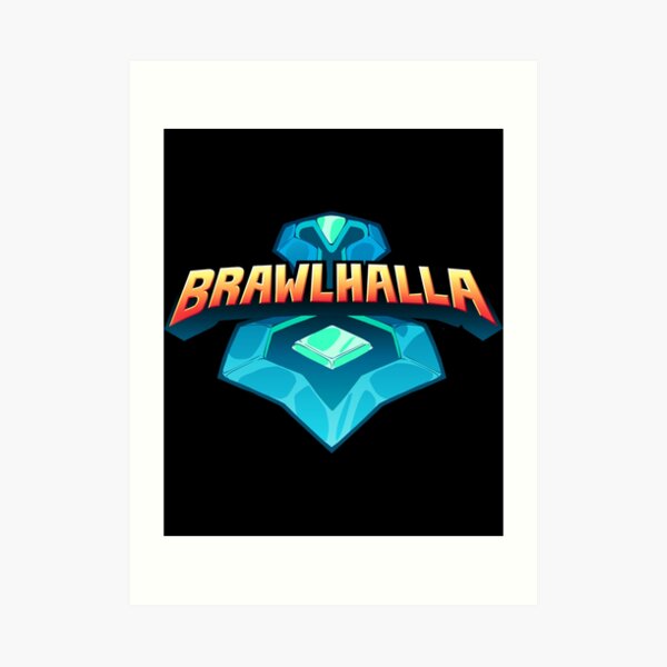 "Brawlhalla logo " Art Print for Sale by TngSae | Redbubble