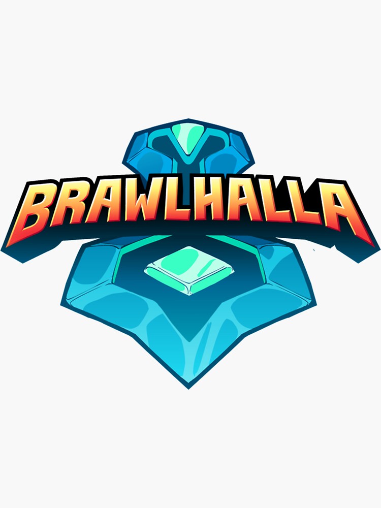 "Brawlhalla logo " Sticker for Sale by TngSae | Redbubble