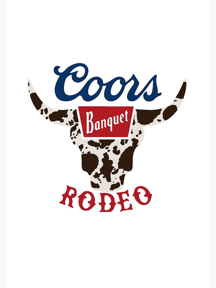 "Vintage Coors Rodeo Logo Graphic, Coors Banquet Beer, Coors And ...