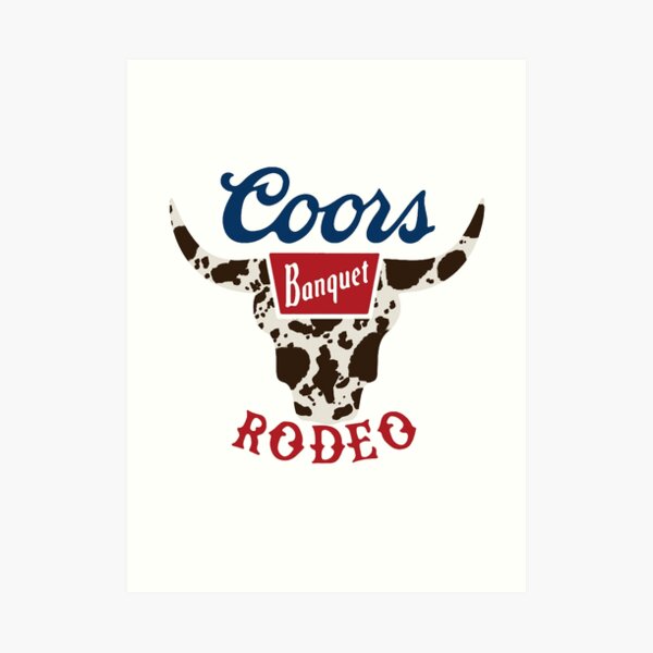 "Vintage Coors Rodeo Logo Graphic, Coors Banquet Beer, Coors And ...