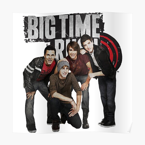 "Big-Time Rush" Poster for Sale by Leovid56 | Redbubble
