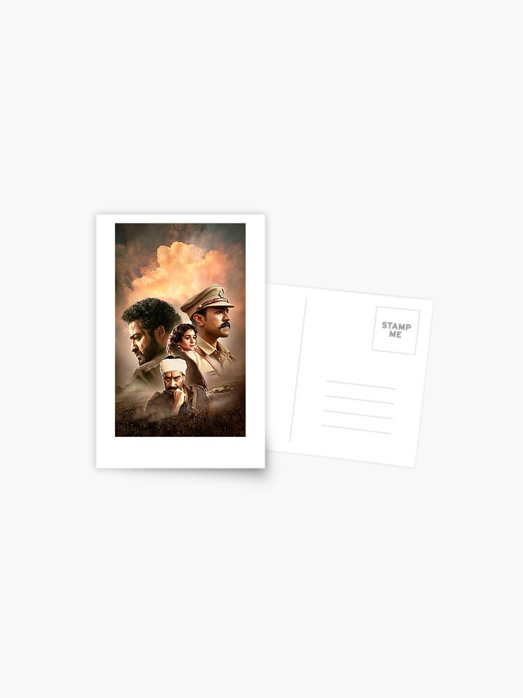 "RRR MOVIE " Postcard for Sale by Shiv466 | Redbubble