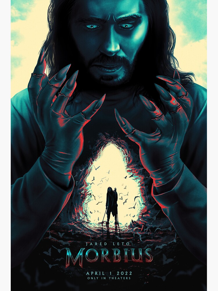 "Morbius Vintage Movie Poster" Sticker for Sale by michaelgoule | Redbubble