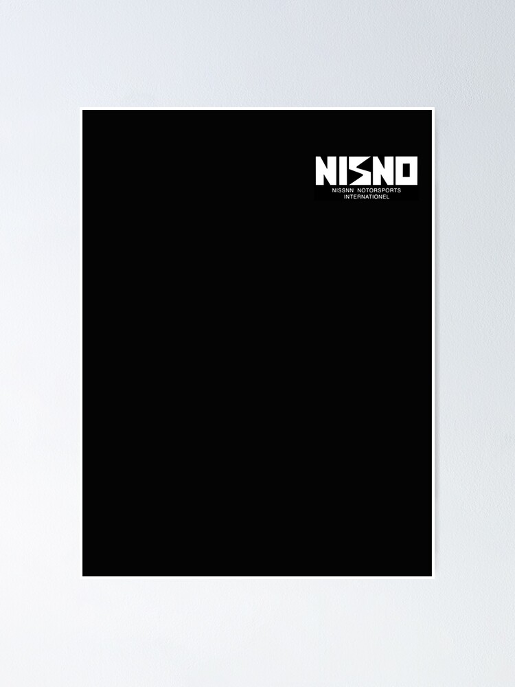 "Nisno Initial D Nismo Old Logo Spoof White" Poster for Sale by ...