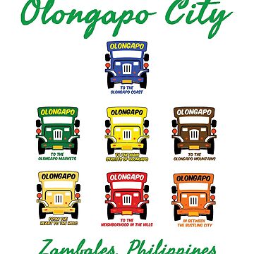 "Color-Coded Jeepneys of Olongapo City Zambales Philippines ...