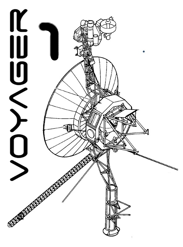 Nasa Voyager 2 Drawing Pics About Space