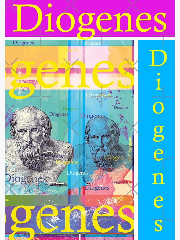 "Diogenes portrait, ancient Greek philosopher, cynicism, get out of my ...