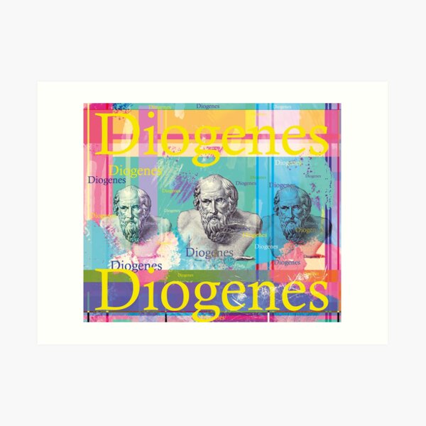 "aesthetic Diogenes portrait, known ancient Greek philosopher, cynicism ...