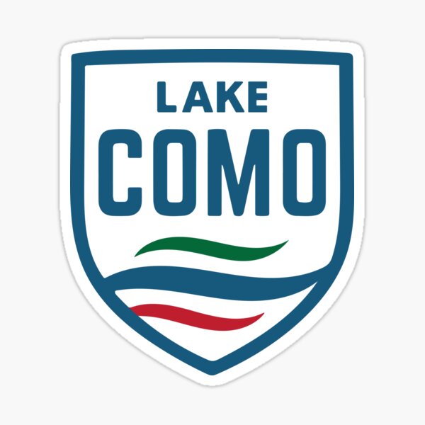 "Lake Como" Sticker for Sale by kotica | Redbubble