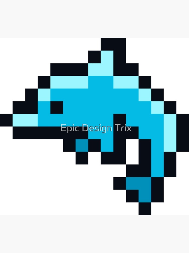 "Dolphin pixel art" Poster for Sale by Karan103 | Redbubble