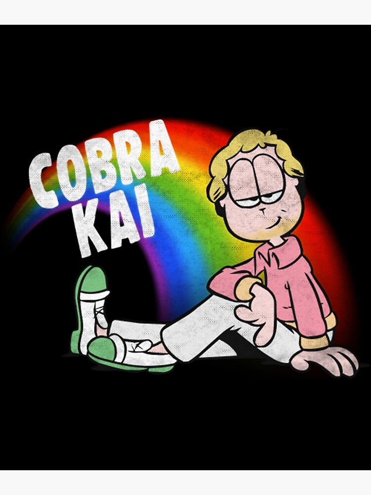 "Strike First T-ShirtCobra Kai _ Jon Arbuckle Mash-Up" Poster for Sale ...