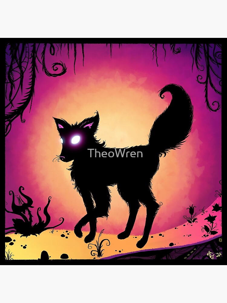 "Void Wolf" Poster for Sale by TheoWren | Redbubble