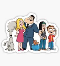 Roger American Dad Stickers | Redbubble
