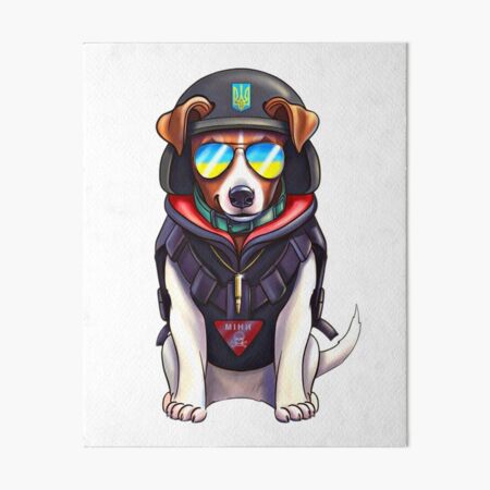 "Patron the Ukrainian Army bomb signify Dog " Art Board Print by all ...