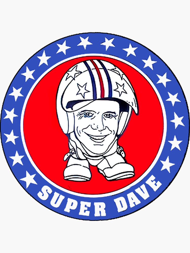 "Super Dave Osborne T-ShirtSuper Dave logo" Sticker for Sale by ...