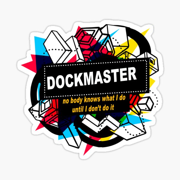 "Dockmaster" Sticker for Sale by Thanapats | Redbubble
