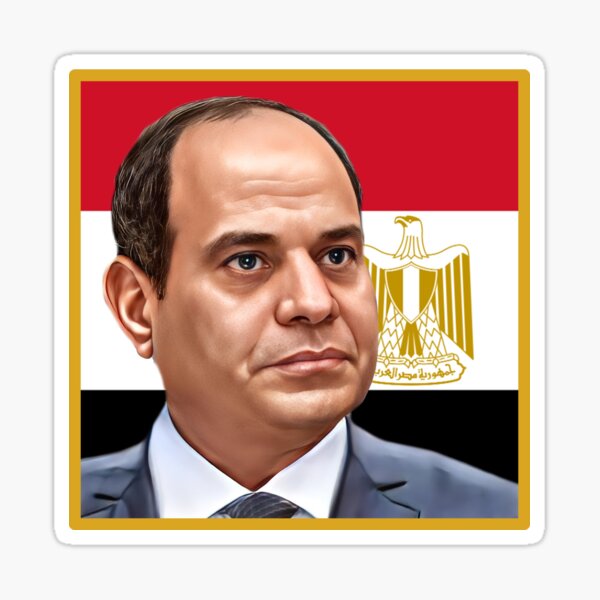 "el-Sisi" Sticker for Sale by OmarDakhane | Redbubble