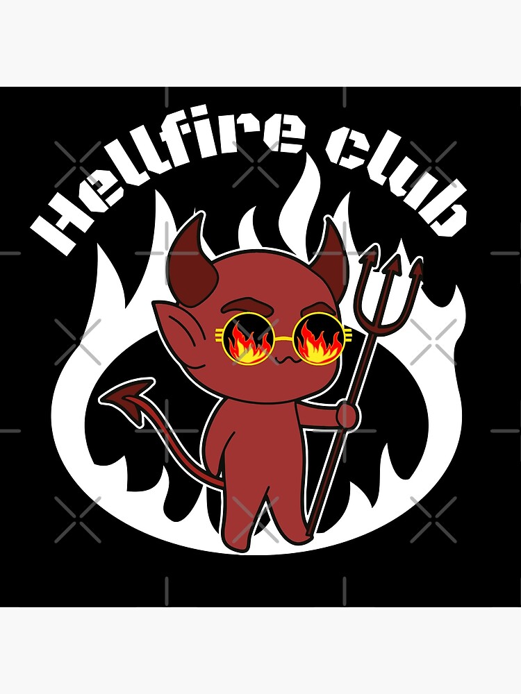 "Cute Demon Hellfire Club Stranger Things " Art Print for Sale by ...