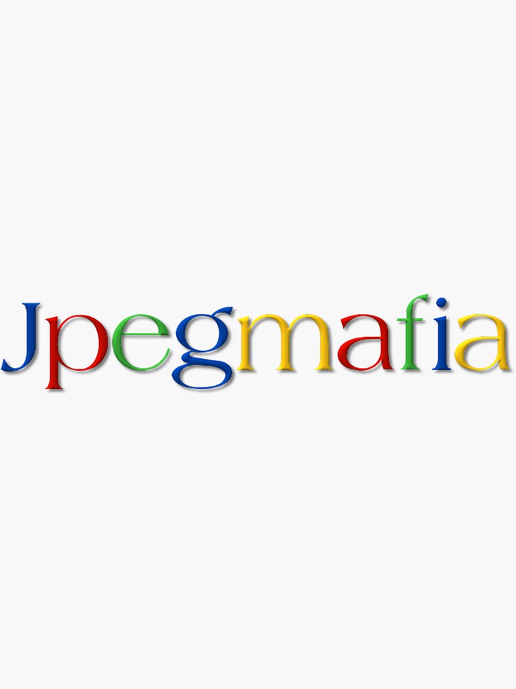 "jpegmafia" Sticker for Sale by ChantalFournie | Redbubble