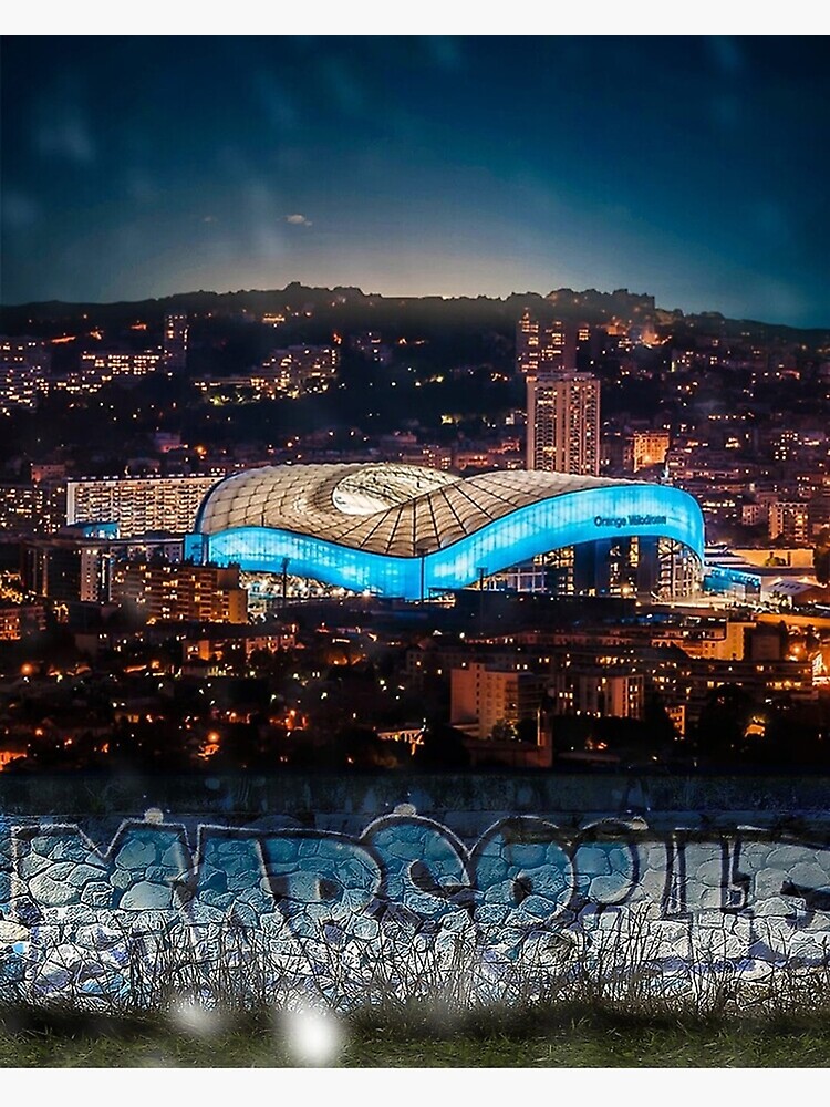 Poster « Stade Vélodrome Marseille », par camillesharmon | Redbubble