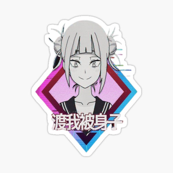 "Himiko Toga" Sticker for Sale by Mika-Funart | Redbubble