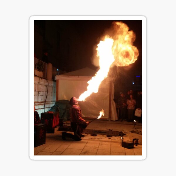 "FIRE" Sticker for Sale by Enzo91 | Redbubble