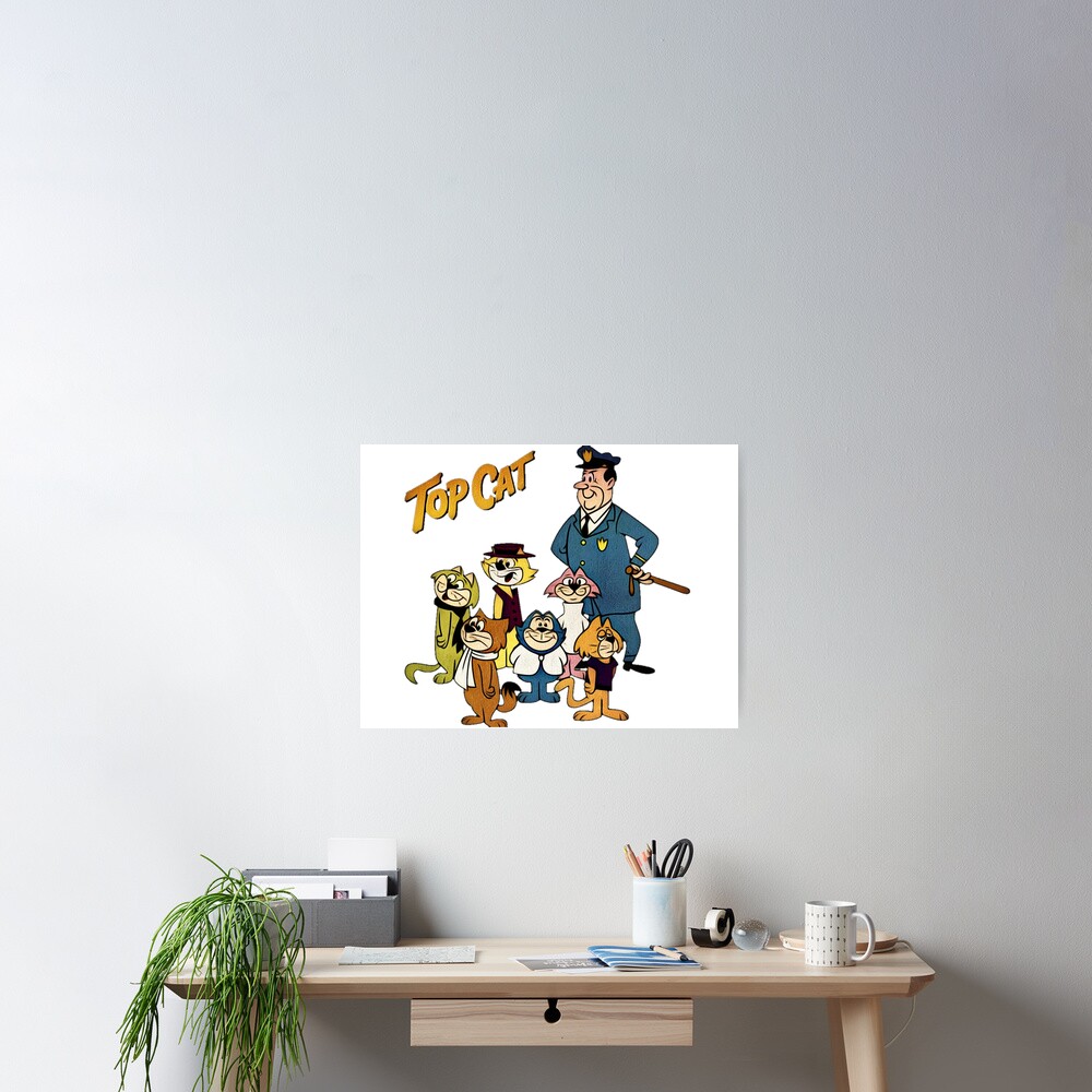 "Top Cat, Vintage Retro Cartoon, summer " Poster for Sale by ...