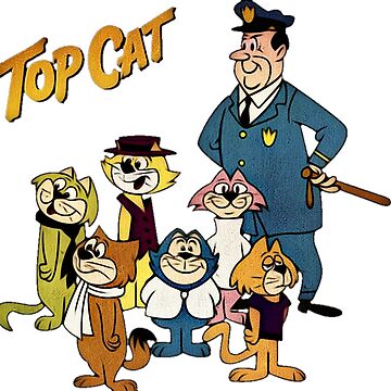 "Top Cat, Vintage Retro Cartoon, summer " Essential T-Shirt for Sale by ...