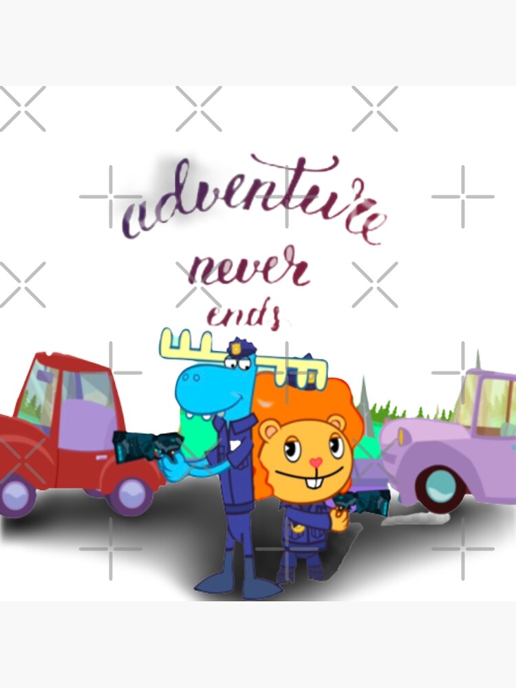 Póster «Lumpy y Disco Bear Happy Tree Friends - Mágico» de ...