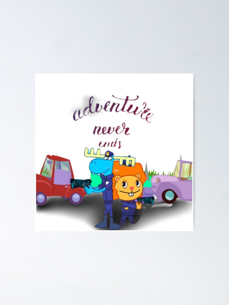 "Lumpy and Disco Bear Happy Tree Friends - Magical" Poster for Sale by ...