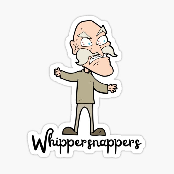 "Whippersnappers" Sticker for Sale by ShaneinJapan | Redbubble