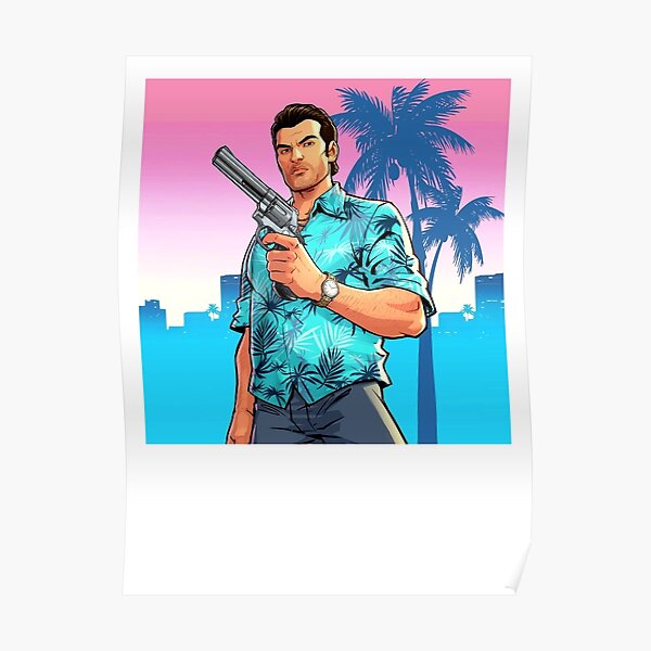"Tommy vercetti game" Poster for Sale by Joseph390 | Redbubble