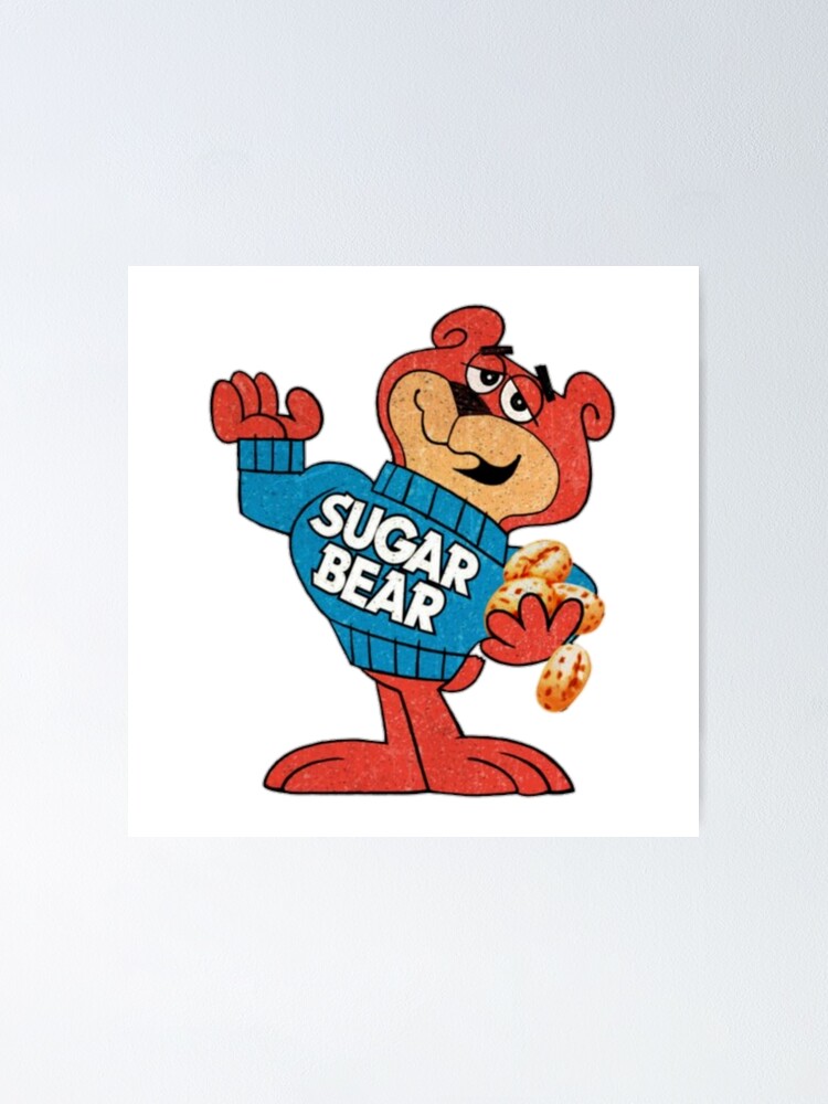 " SUGAR BEAR MASCOT" Poster for Sale by MedyBoutique45 | Redbubble