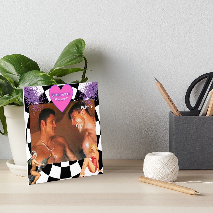 "Hakan Serbes and Nacho Vidal" Art Board Print for Sale by ...