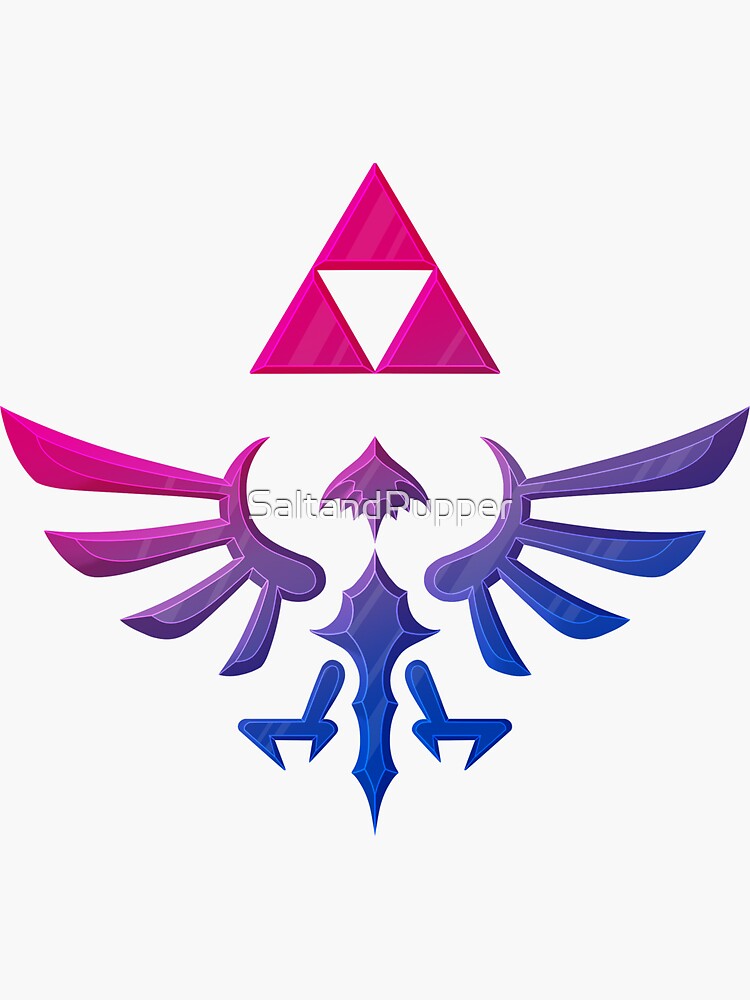 "Bi Pride Crest" Sticker for Sale by SaltandPupper | Redbubble