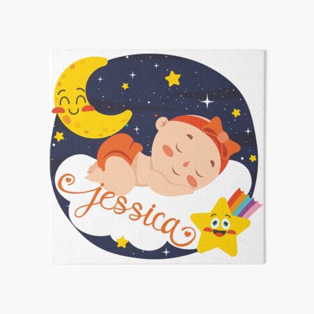 Lámina rígida «Bebé Jessica, Jessica Baby Shower, Regalo para Jessica ...