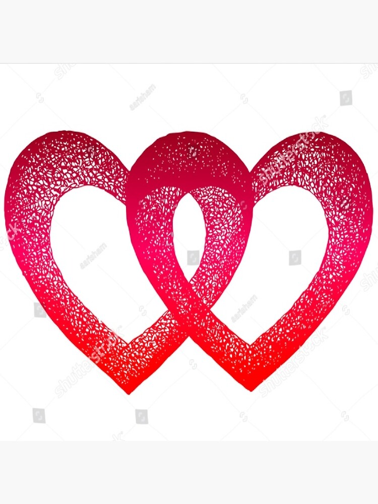 "Two hearts " Sticker for Sale by ShanmathiN | Redbubble