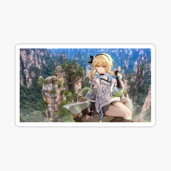 "Lumine World Genshin Impact 2" Sticker for Sale by ChibiAnime1 | Redbubble