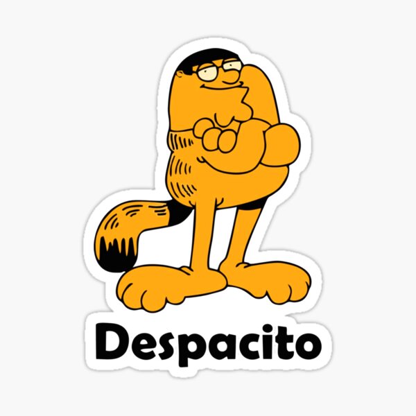 "Garfield face funny" Sticker for Sale by brett5534 | Redbubble