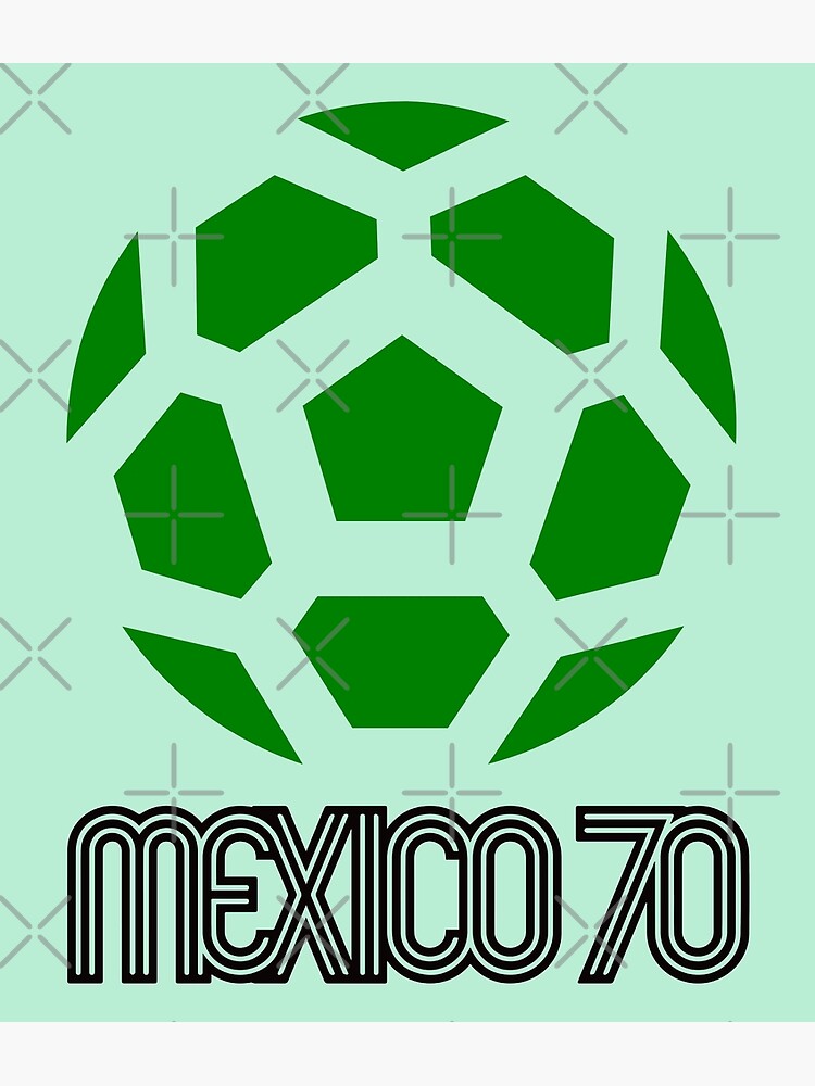 "Mexico 70 Retro Football" Poster for Sale by Supernova71 | Redbubble