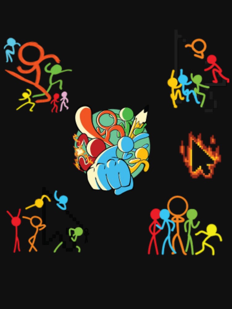 "Alan Becker - Alan Becker Stick Figures " T-shirt for Sale by ...