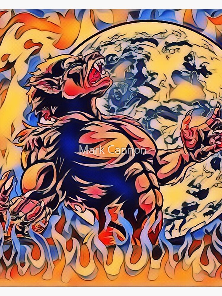 "Werewolf Feed The Flames Orange Variant" Poster for Sale by ...