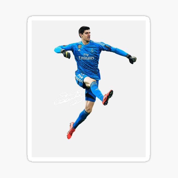 "Courtois Celebration Champion Hope" Sticker by jonathancallas | Redbubble