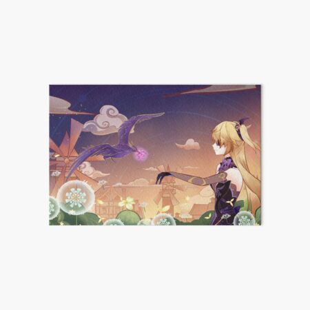 " Fischl World Genshin Impact Banner" Art Board Print by ChibiAnime1 ...