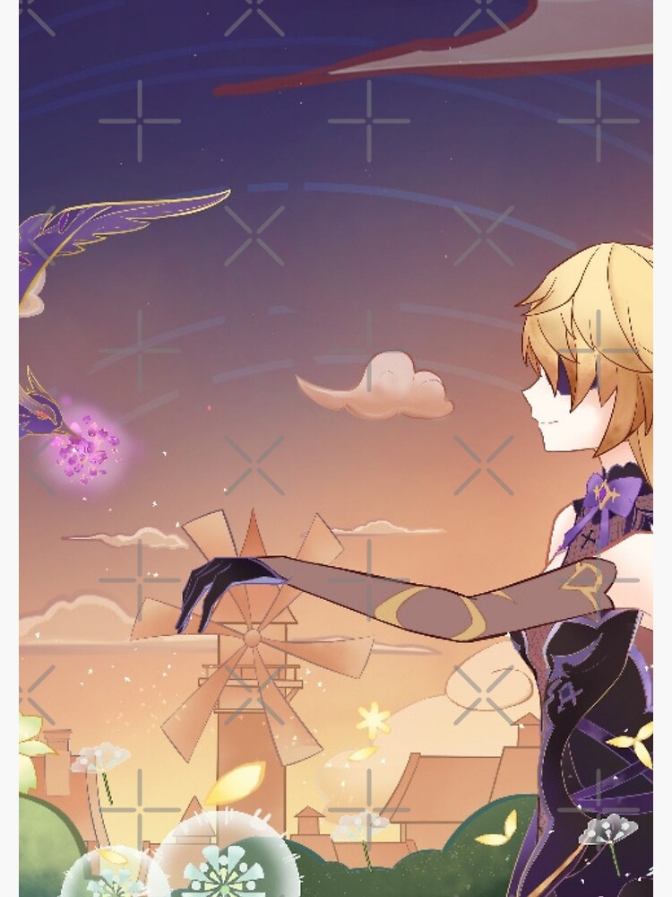 " Fischl World Genshin Impact Banner" Spiral Notebook by ChibiAnime1 ...