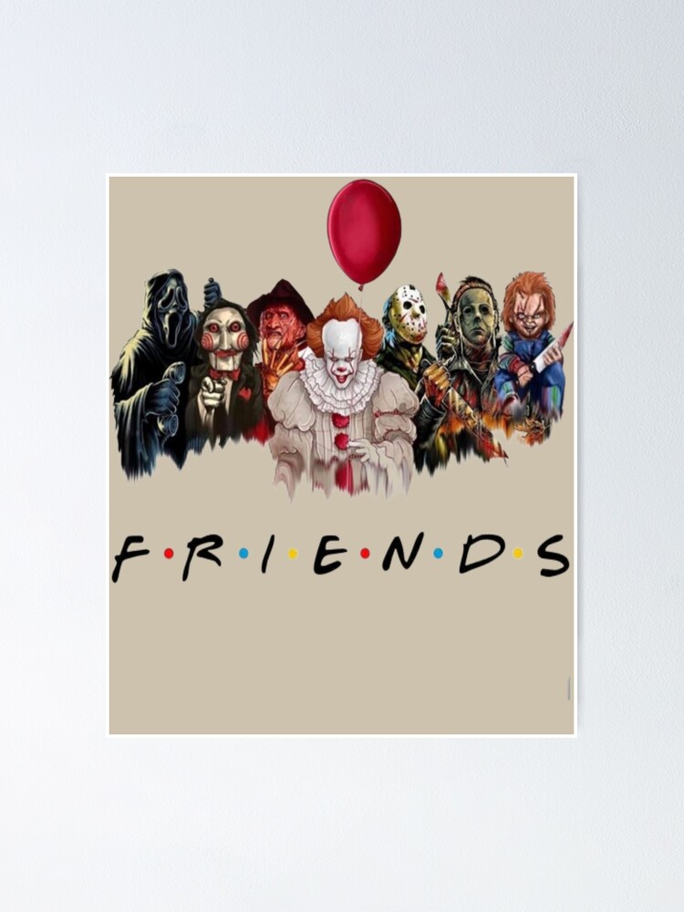 "Killer Friends" Poster for Sale by Mika-Funart | Redbubble