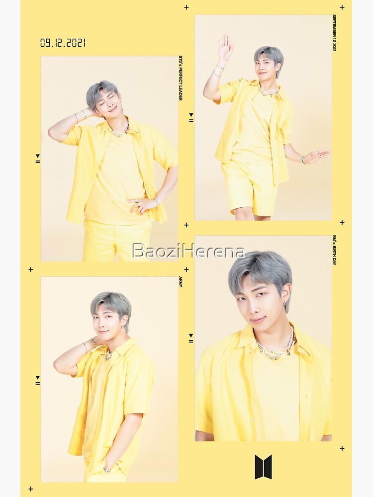 "RM" Sticker for Sale by BaoziHerena | Redbubble