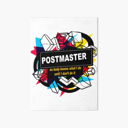 "Postmaster" Art Board Print by FinshiKal | Redbubble